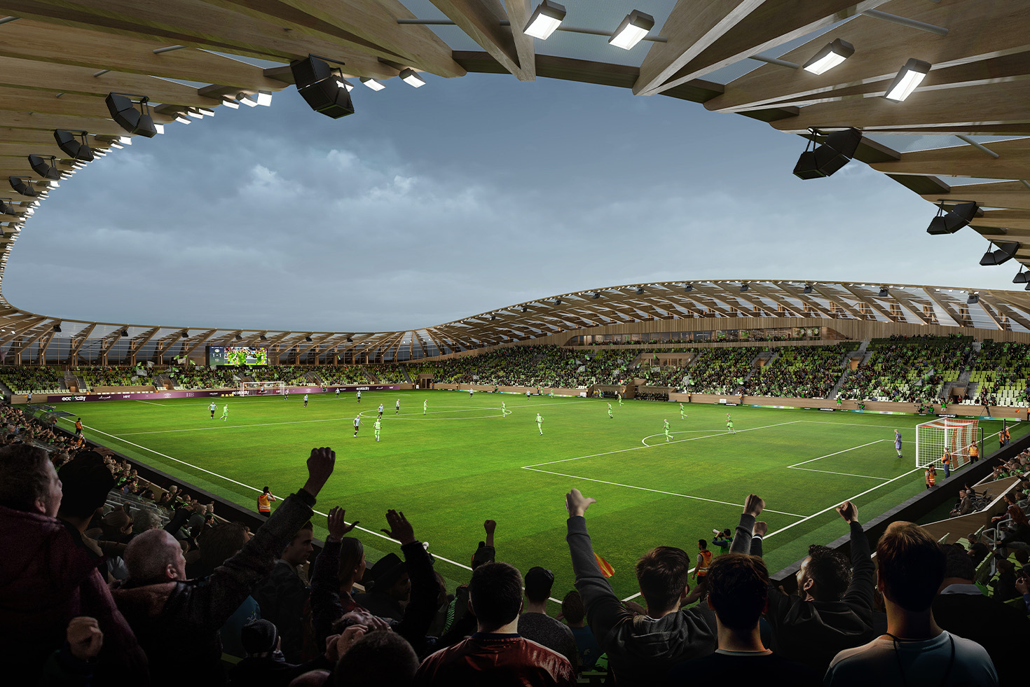 Forest Green Rovers’ plan for world’s first all-timber sports stadium ...