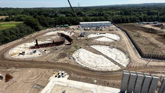 Extensive ground preparation and tunnelling undertaken for Thames Water ...