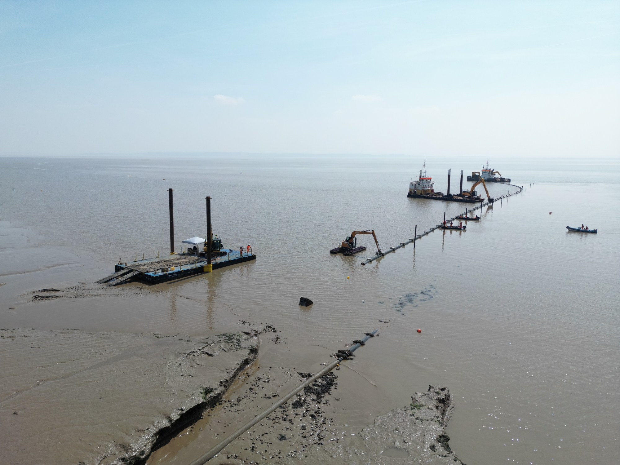 Challenging £8.4M installation of outfall pipe in Severn Estuary ...