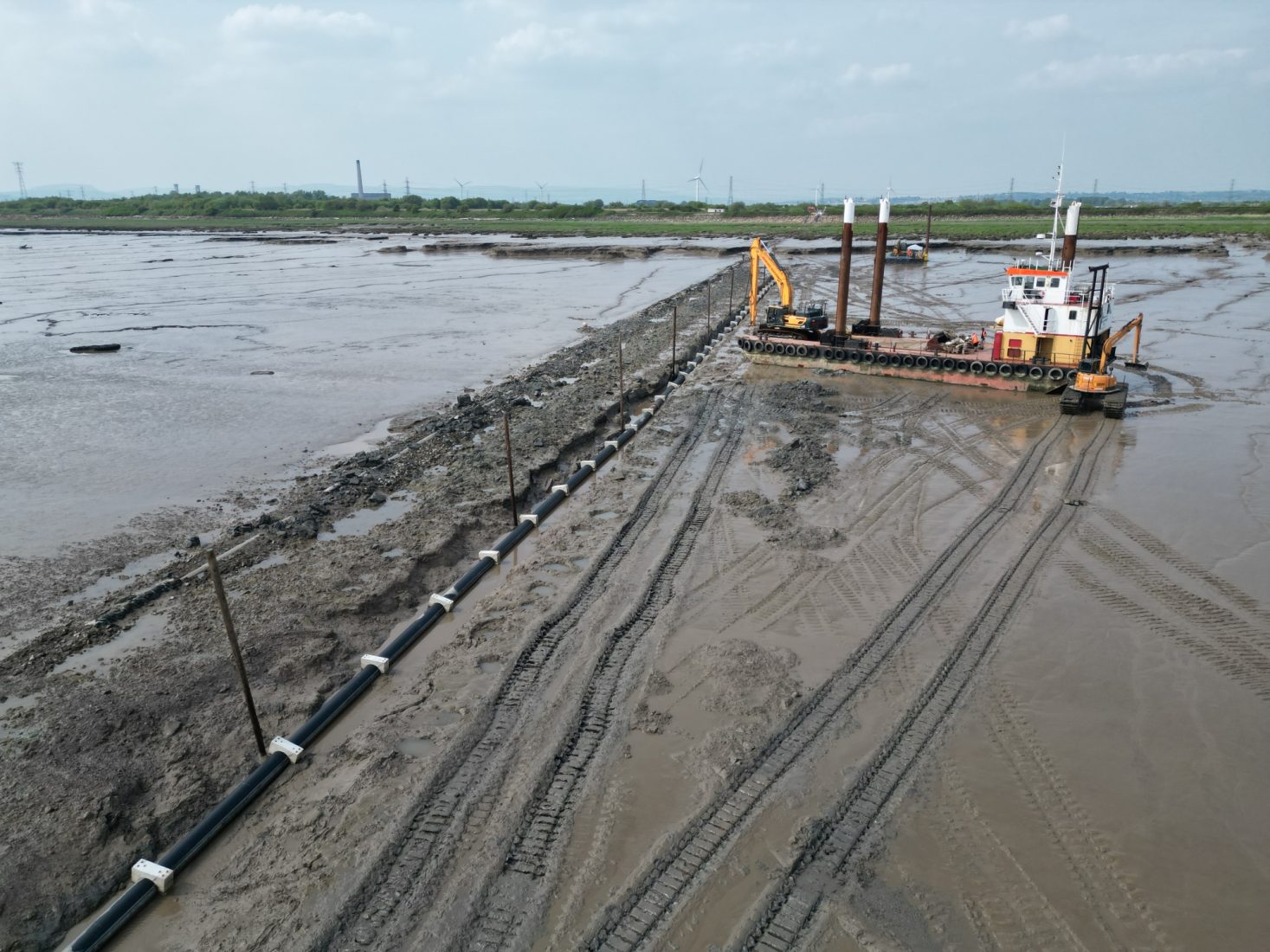 Challenging £8.4M installation of outfall pipe in Severn Estuary ...