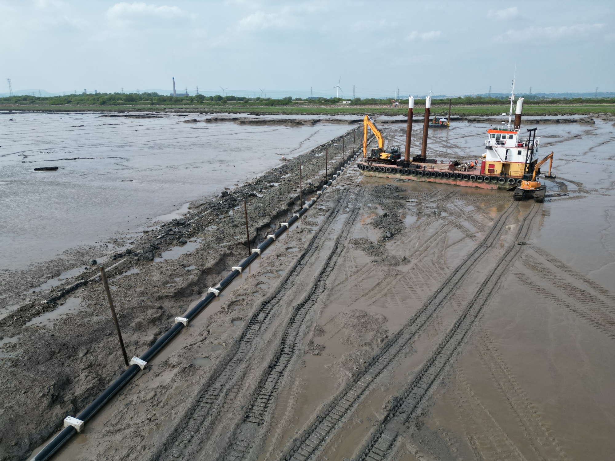 Challenging £8.4M installation of outfall pipe in Severn Estuary ...
