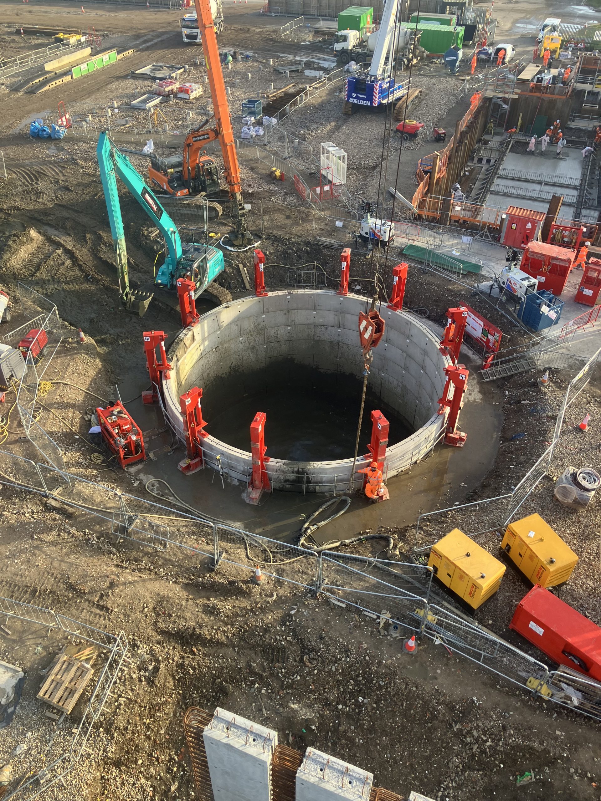 Extensive ground preparation and tunnelling undertaken for Thames Water ...