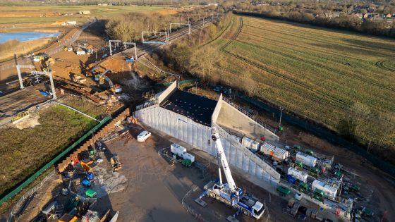 Radlett Freight Interchange project completes 6,000t bridge slide under ...