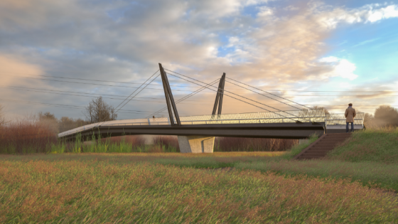 Plan submitted for new 45m span footbridge over Avon between Bath and ...