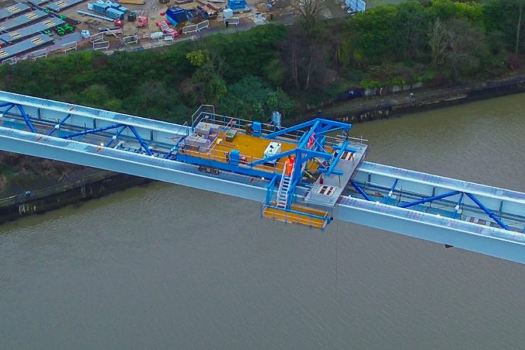 Deck panel placement underway on Sunderland’s £44M New Wear Footbridge ...