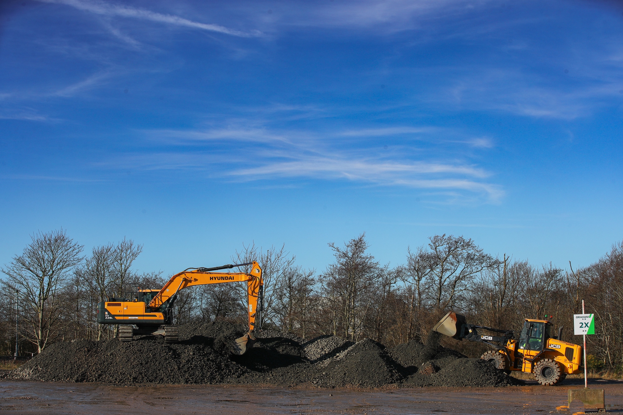 Aggregate arrives by rail at Cumbria low-level nuclear waste site for ...