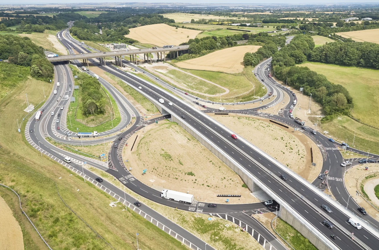 £100M overhaul of M2 junction 5 in Kent completed | New Civil Engineer