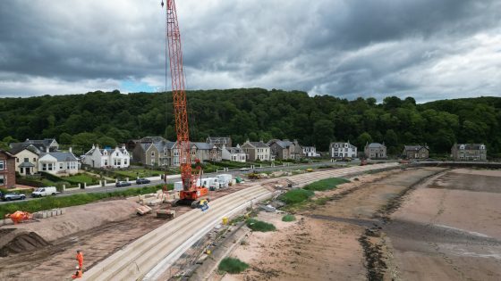 Offshore and onshore defences built to tackle Millport flooding from ...