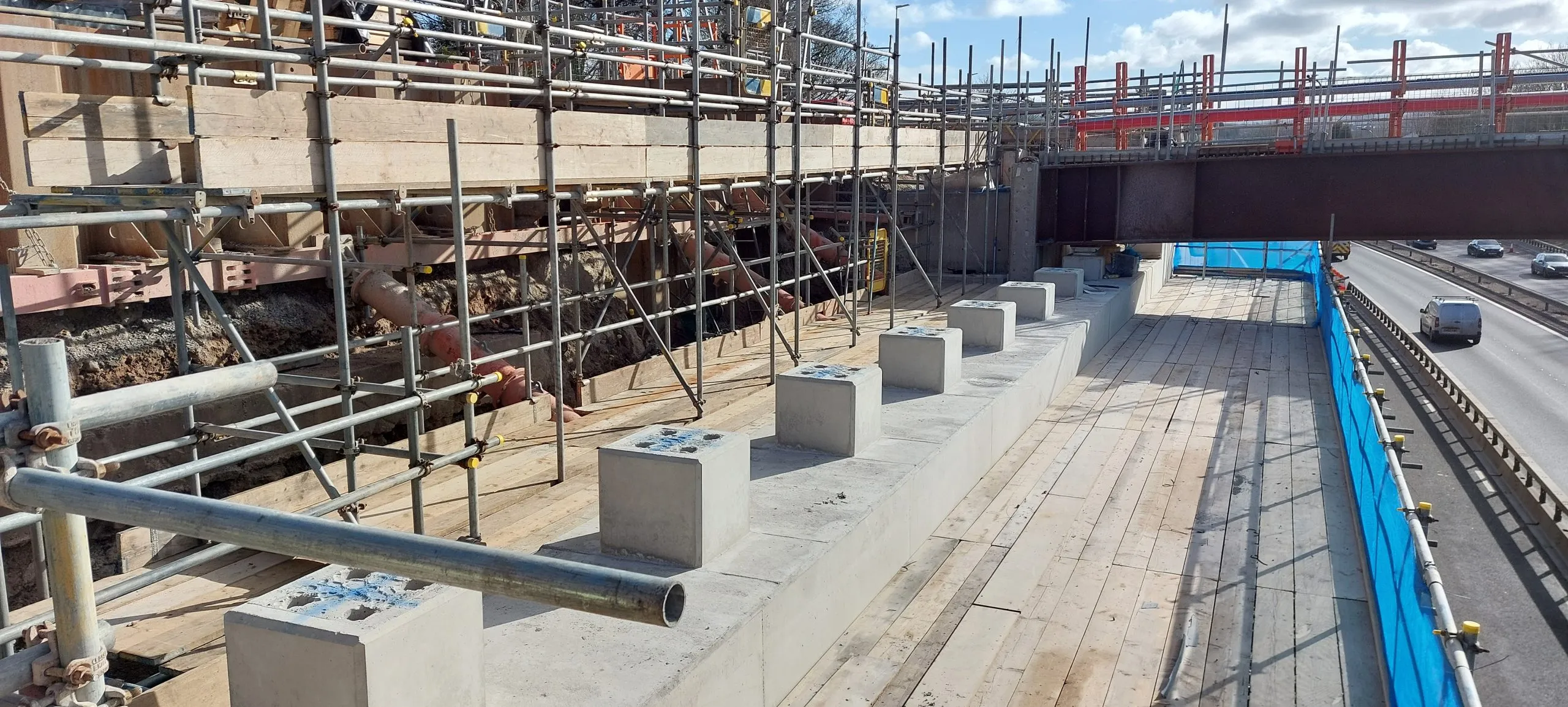 Upcoming M67 closure will see 34m long beams installed for £23M bridge ...