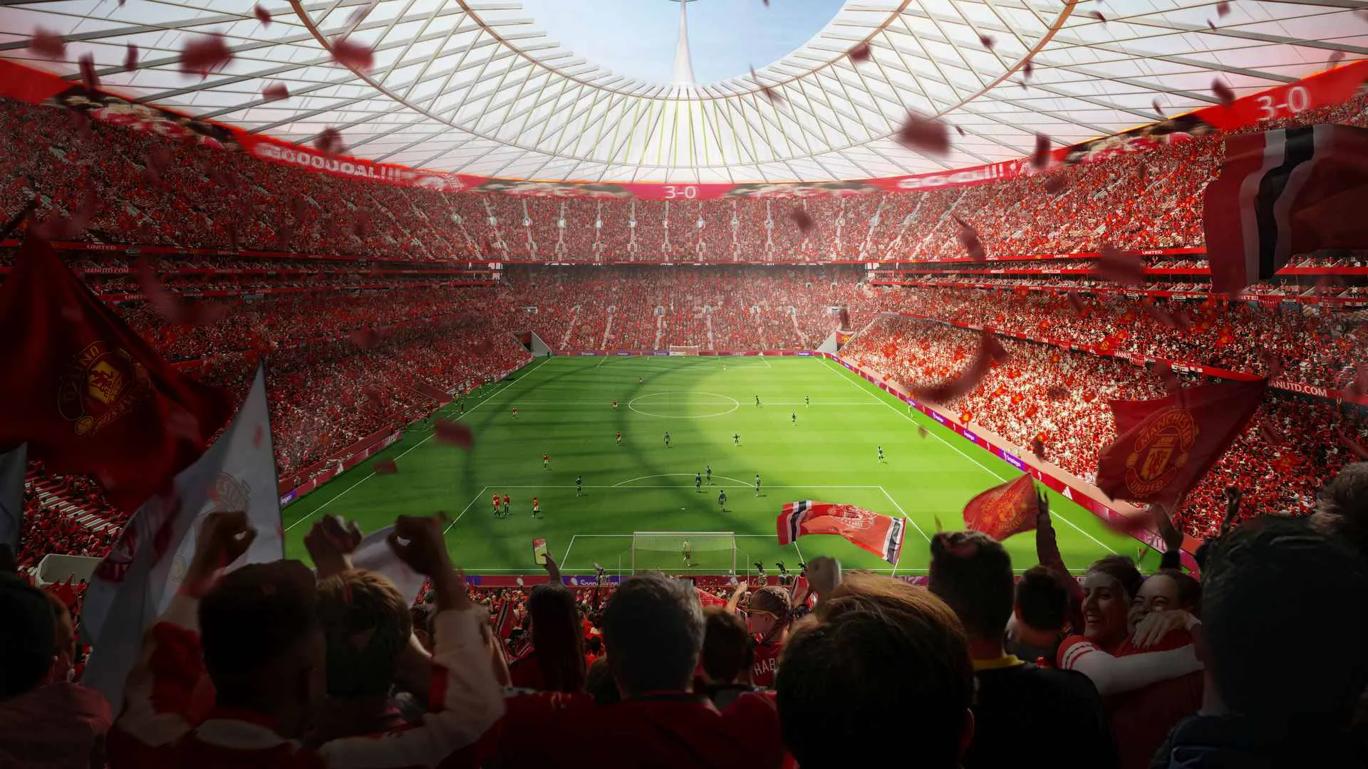 Manchester Utd confirms 100,000-capacity stadium that could take only 5 ...
