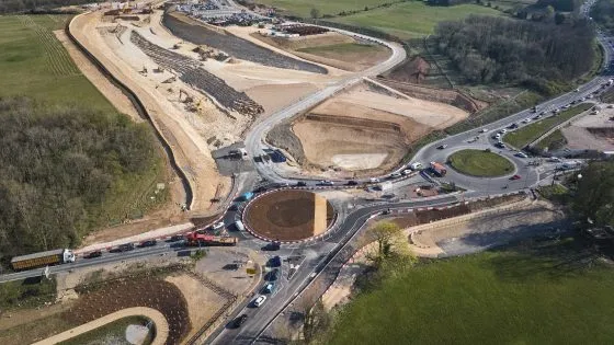 Latest photos show progress on £500M A417 Missing Link scheme | New ...