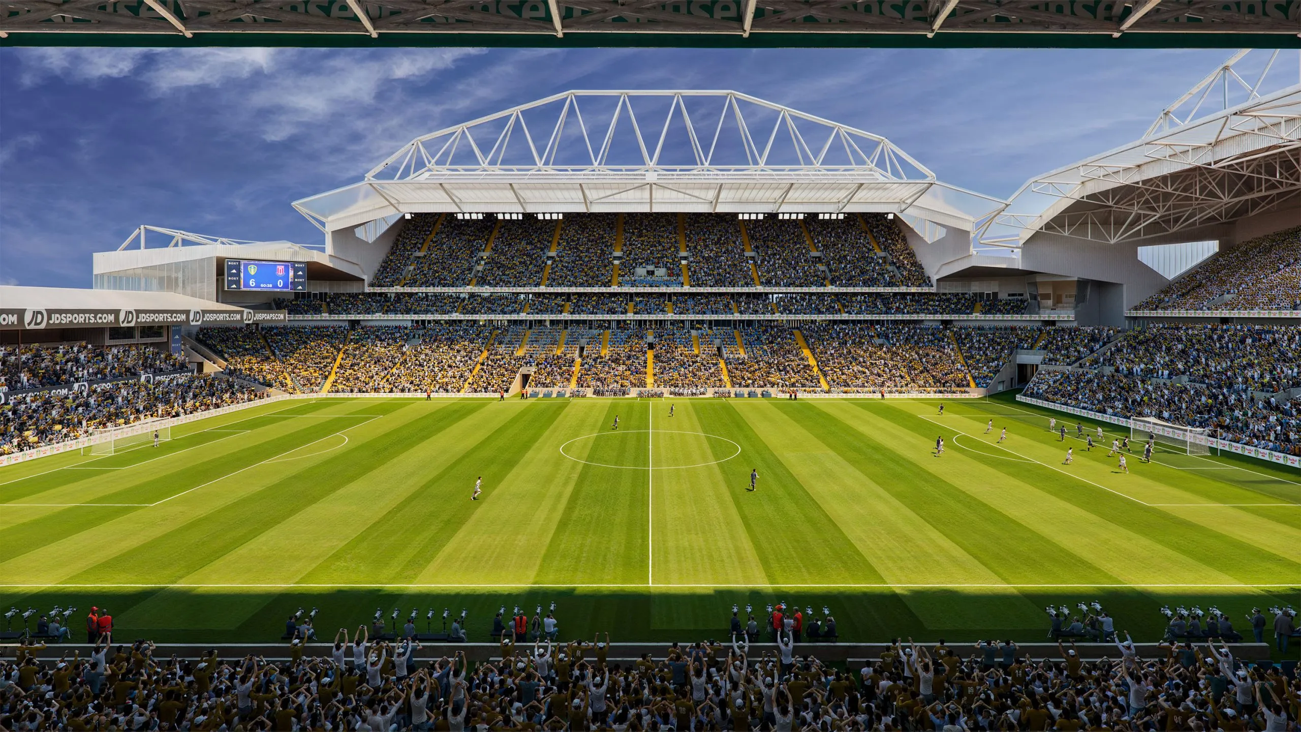 Leeds United unveils concept images of expanded stadium following ...