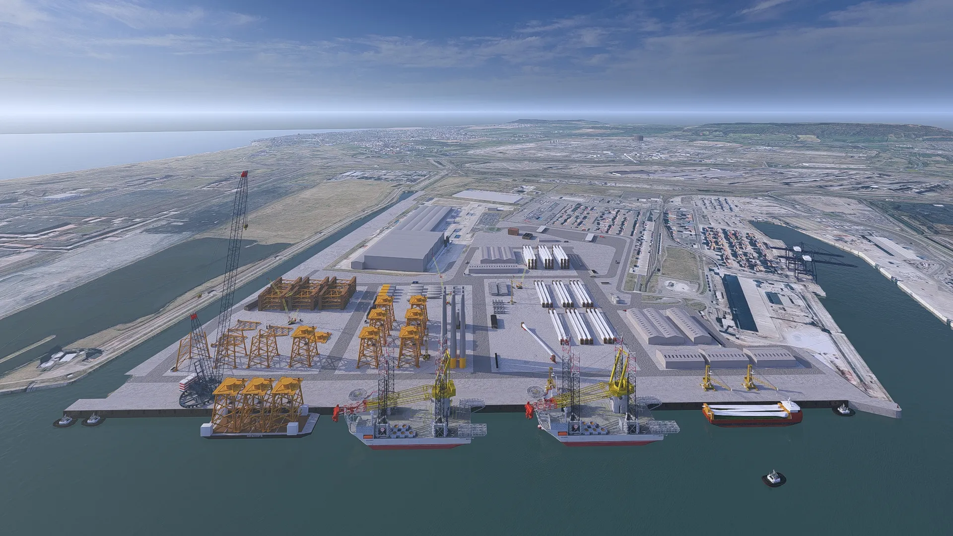 Plans unveiled for £200M offshore wind manufacturing hub at Teesport ...