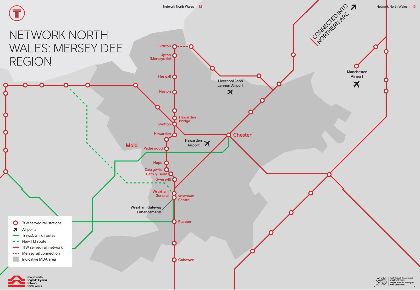 £2.1bn overhaul of public transport in north Wales put forward by Welsh ...