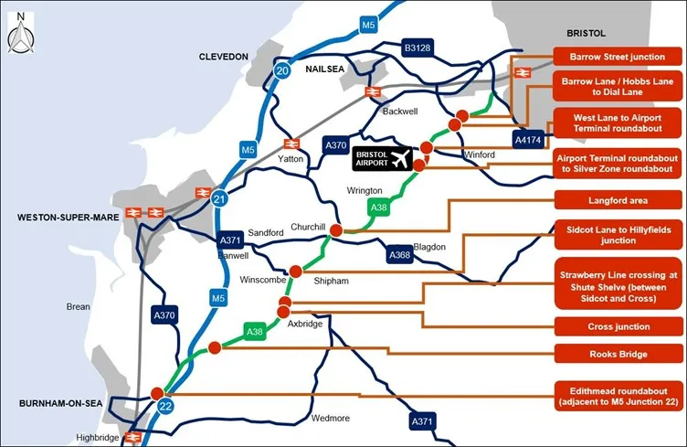 Octavius selected for major upgrades along A38 in North Somerset | New ...