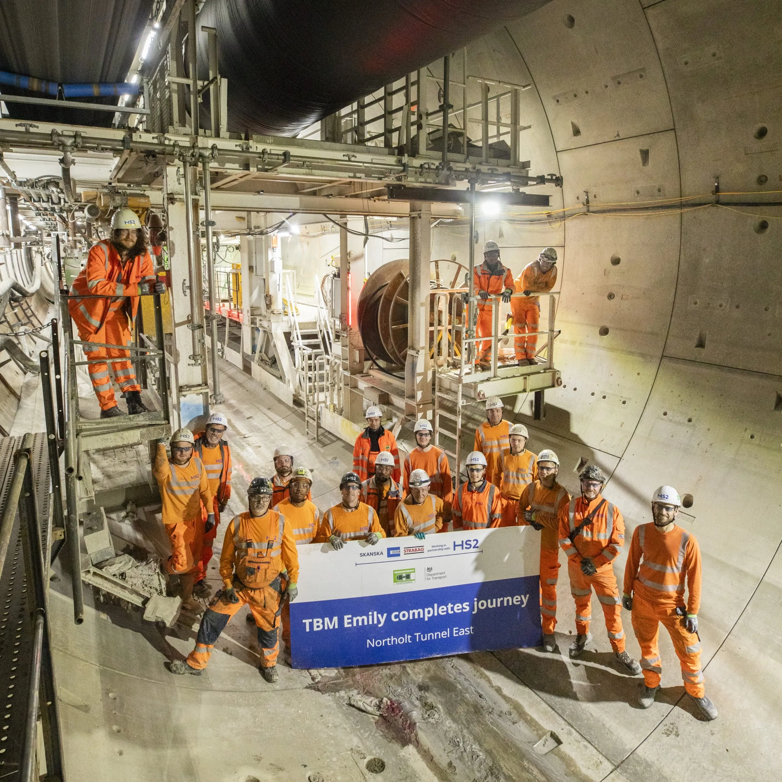 HS2 | Third London TBM breaks through after 16-month drive under ...