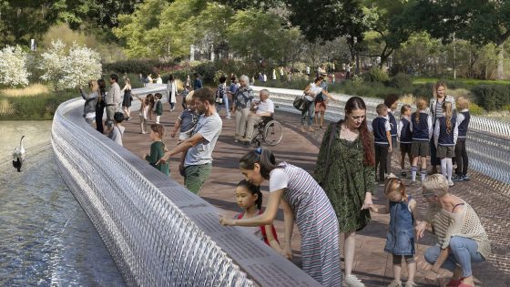 Tiara-styled cast-glass bridge chosen as winning design for Queen ...