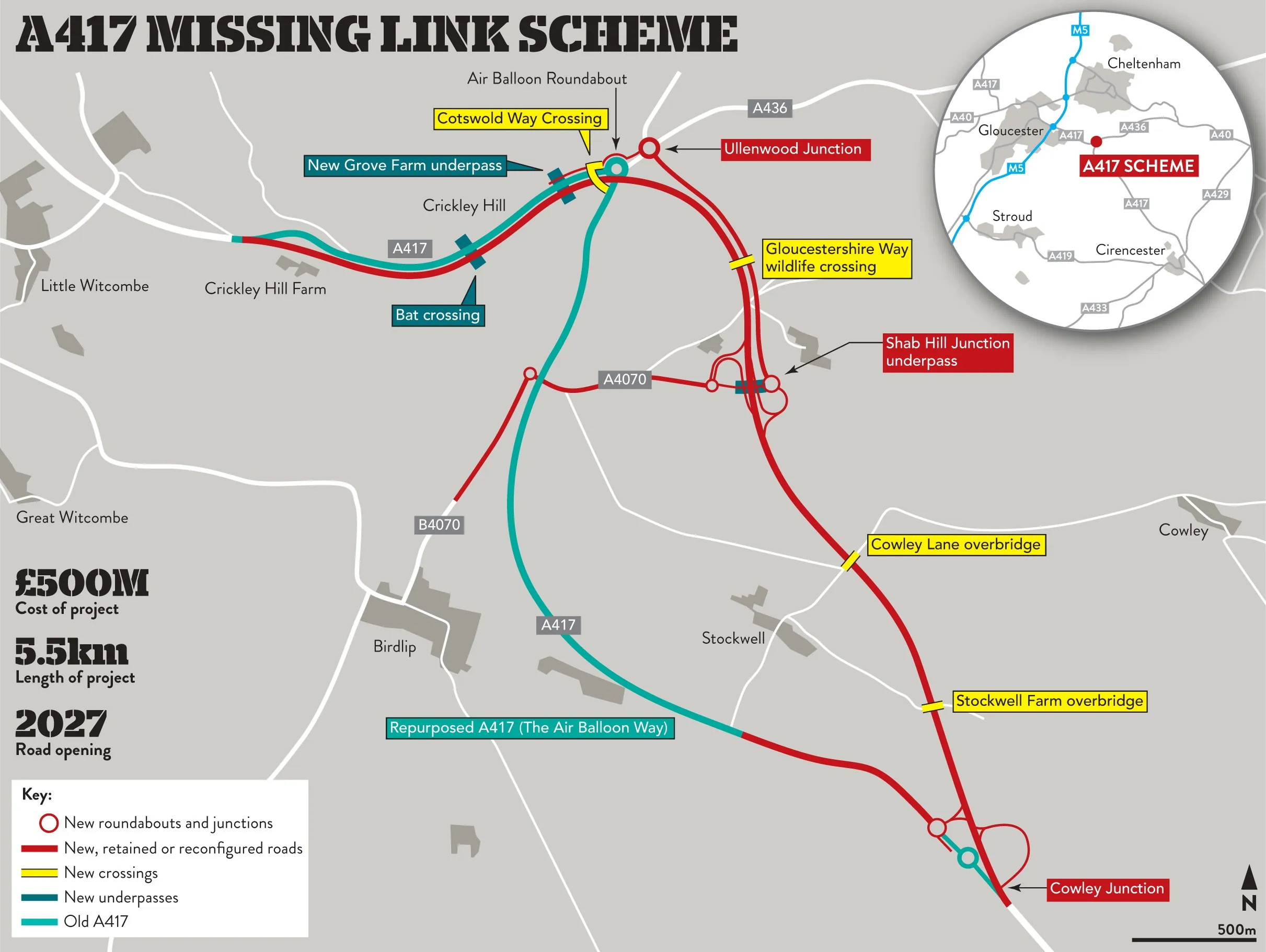 A417 Missing Link scheme works with the landscape to fit naturally into the Cotswolds environment