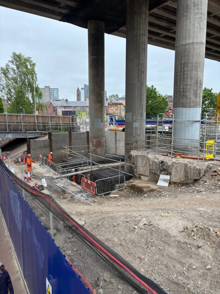 Customised systems deployed to deliver temporary works for M8 Woodside ...