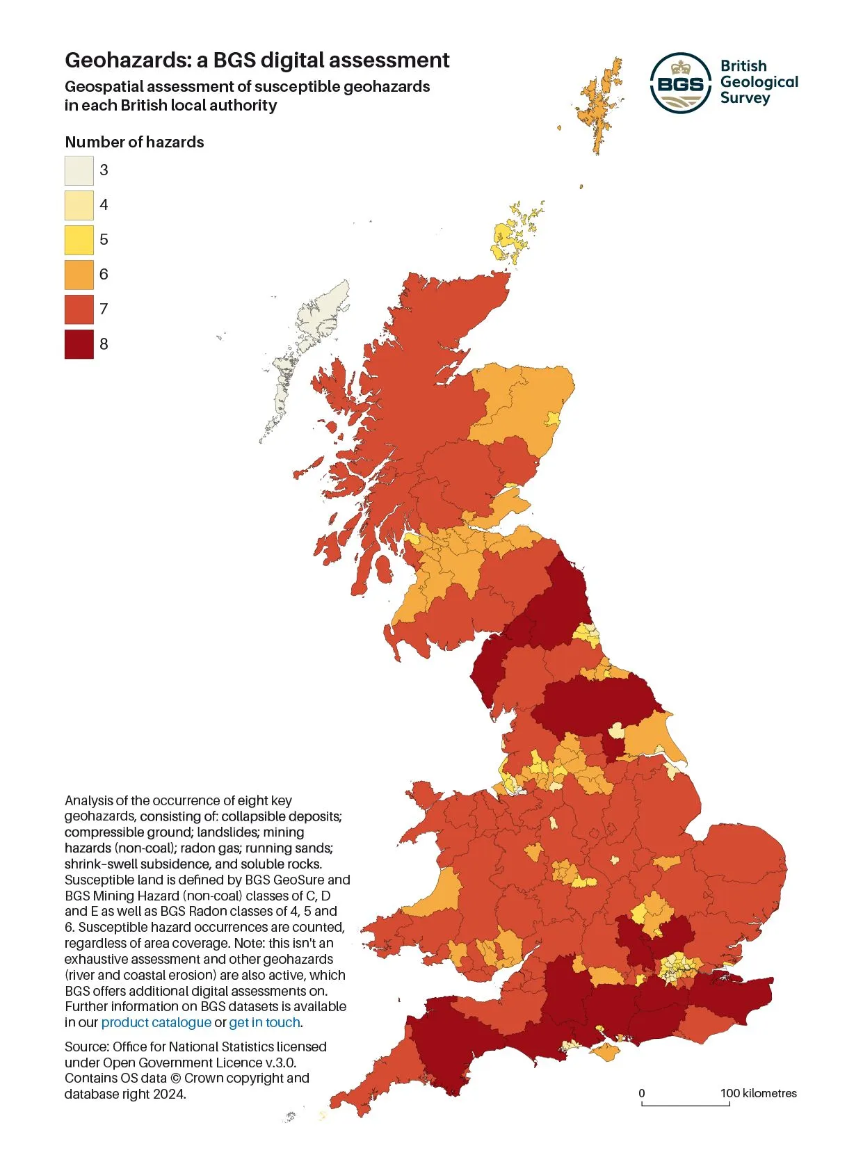 New maps show regional susceptibility to ground movement and other ...