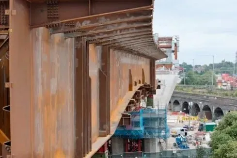 Birmingham HS2 bridge lift completed ahead of schedule via 'rarely used ...