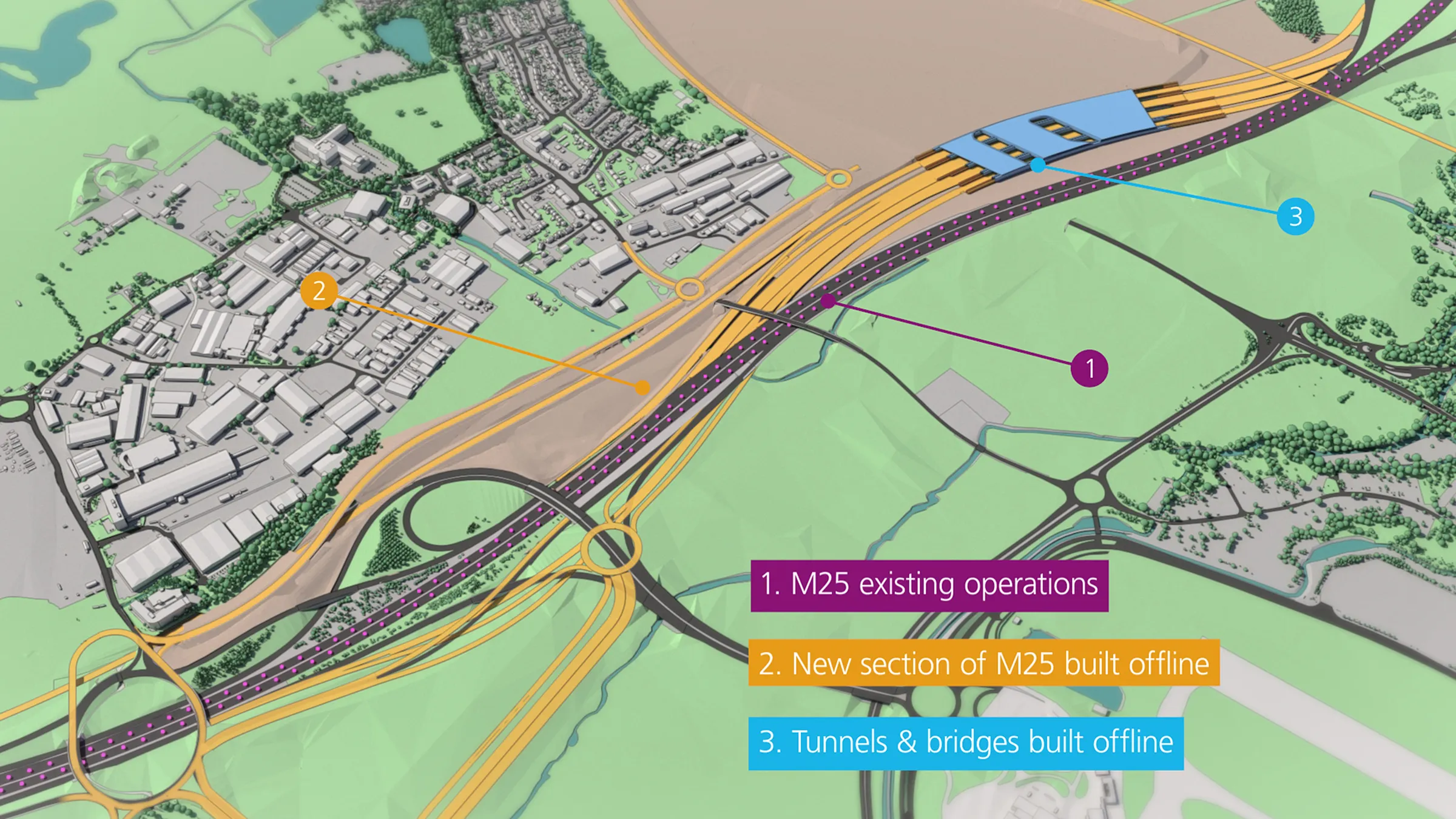 Heathrow explains how it would upgrade M25 without traffic disruption during £49bn expansion ...