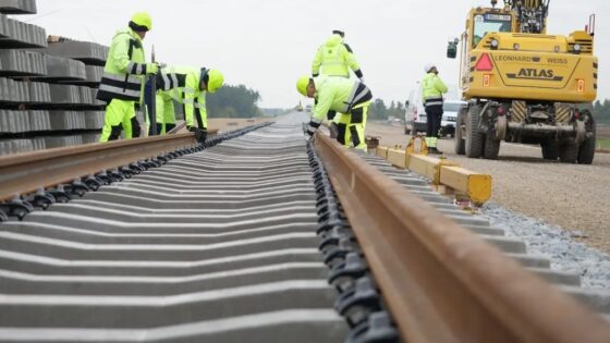 £12M track laying works begin in Lithuania on key 8.8km section of Rail ...