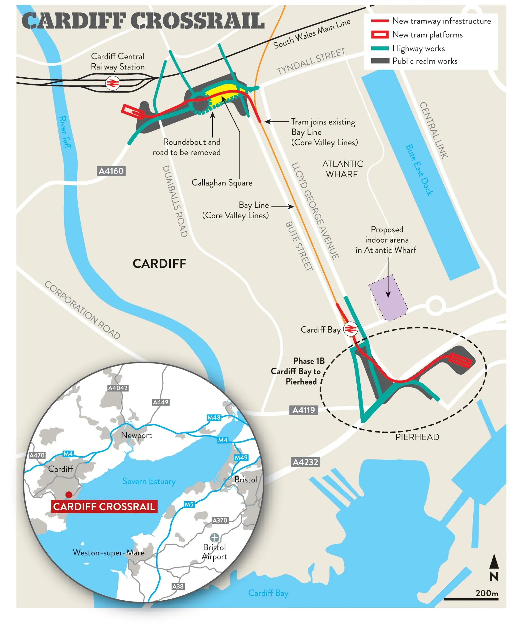 Cardiff Crossrail’s first phase to close critical gap in connectivity