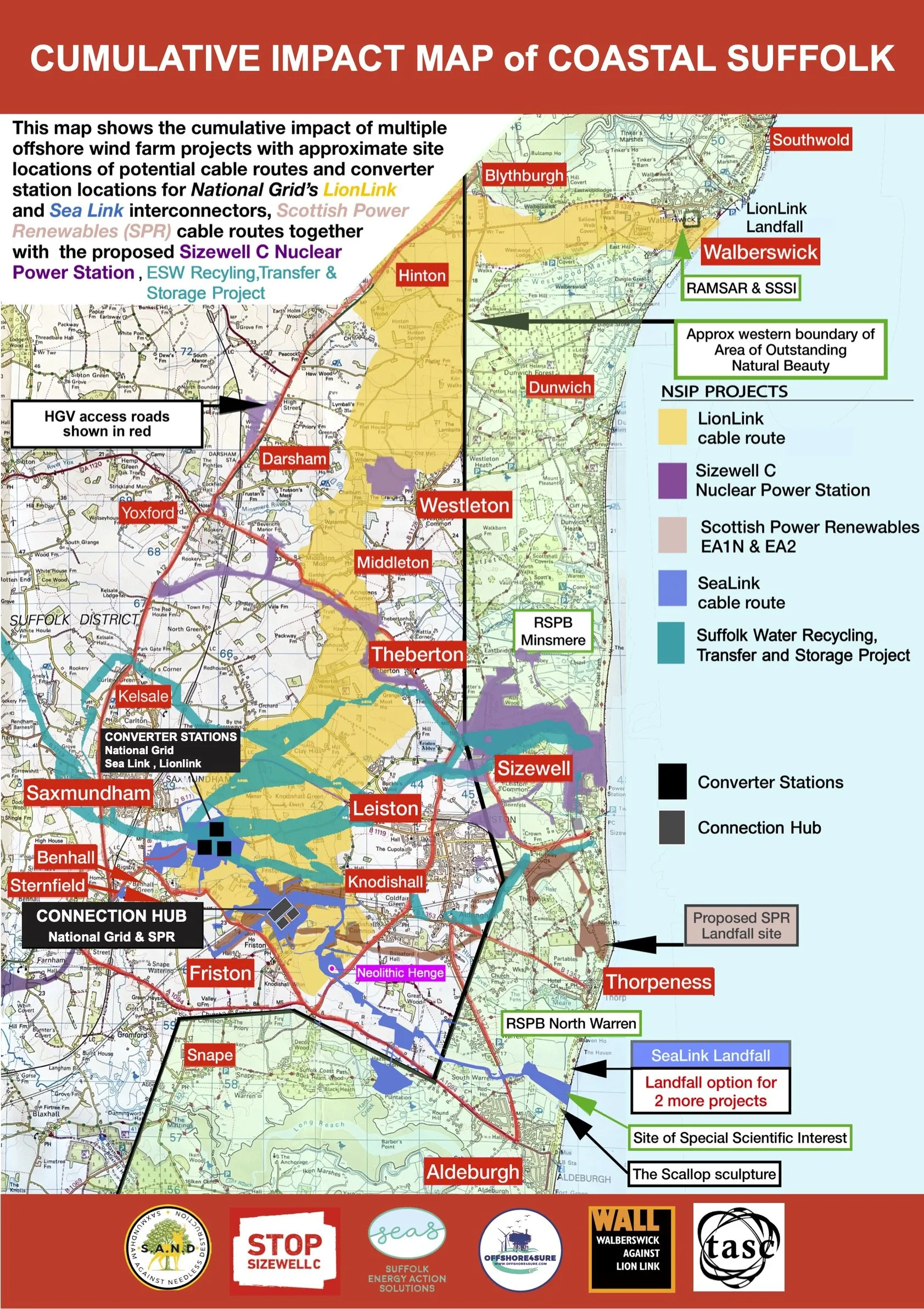 Suffolk residents protest 'relentless infrastructure pressures' from 7 ...