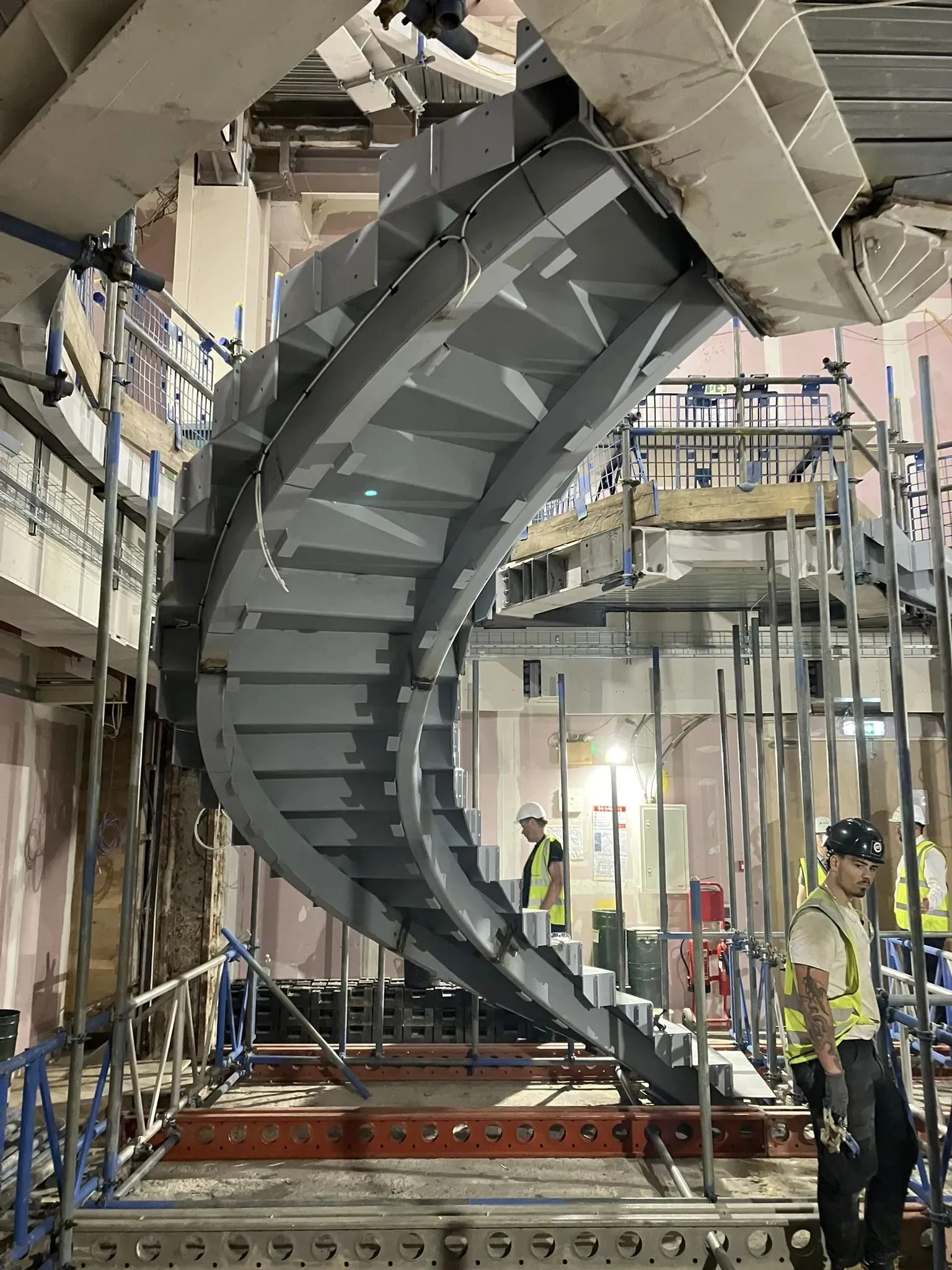 Fortnum & Mason double-helix three-storey stair: Construction and collaboration | New Civil Engineer
